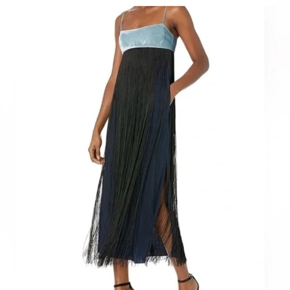 Rebecca Taylor | Dresses | Rebecca Taylor Strapless Black And Blue ...